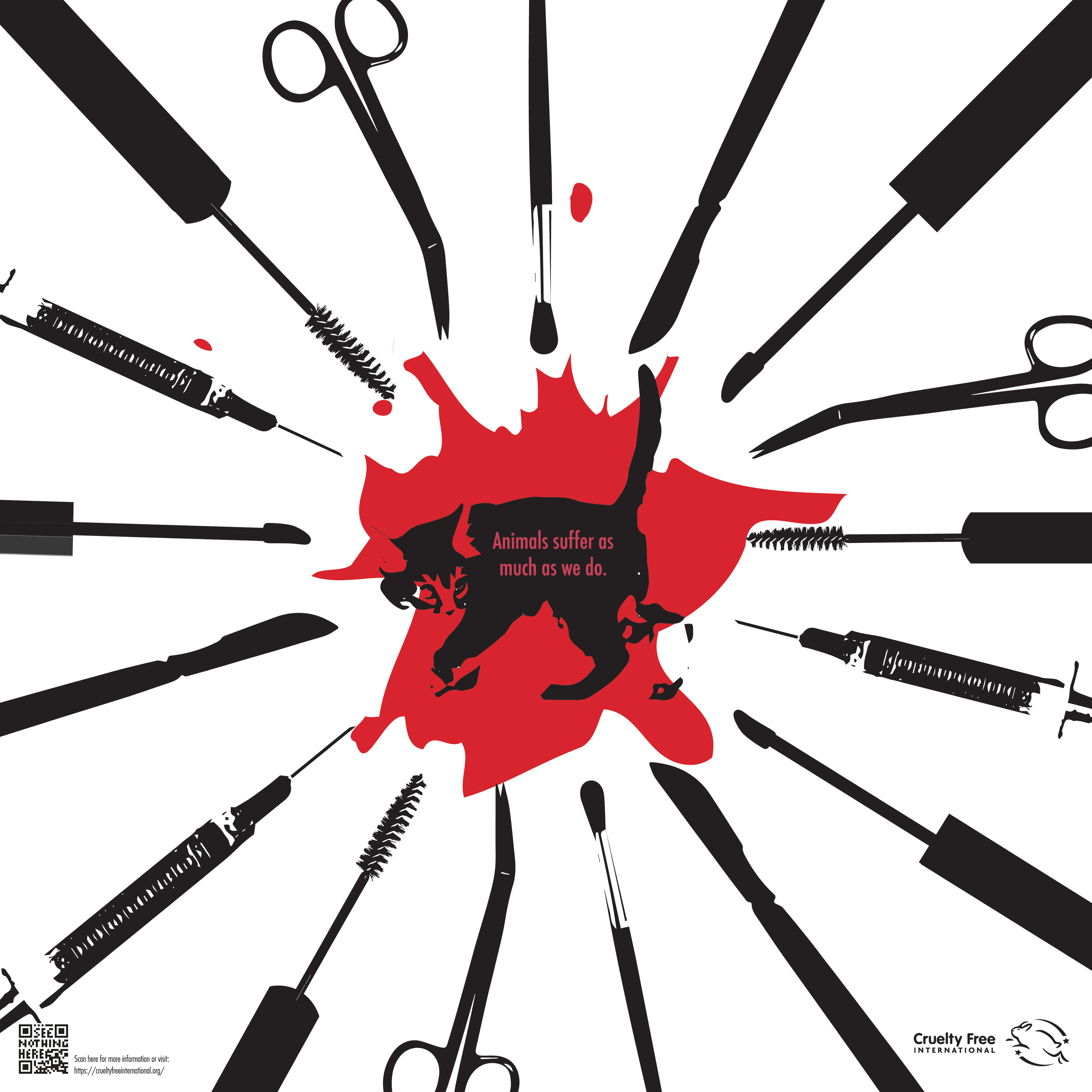 olivia corvelli - Animal Testing Awareness Posters