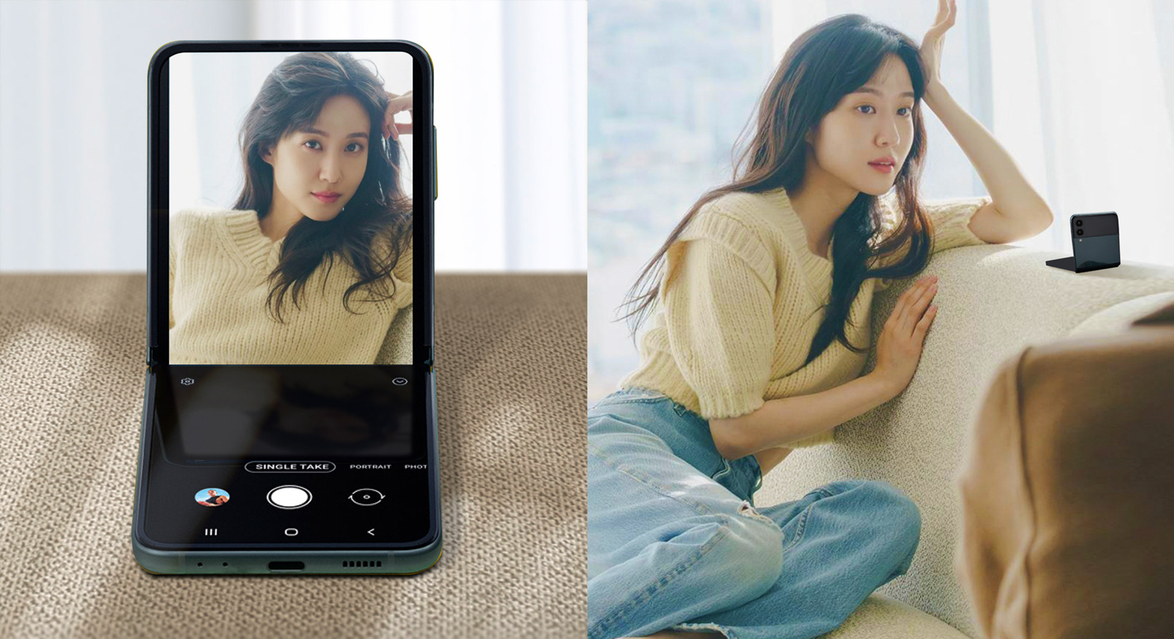 thinggood works - KT Galaxy Z Flip 4_ TVCF art & copywriting