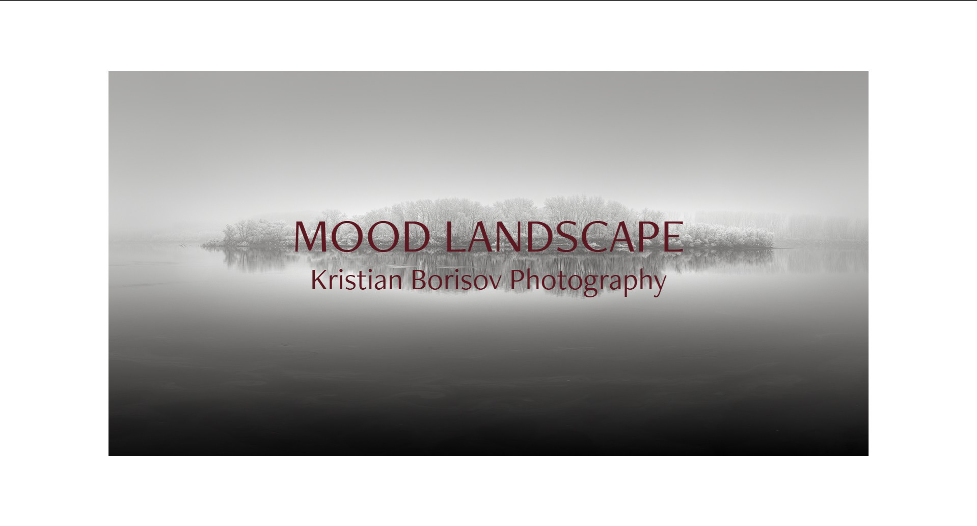 KRISTIAN BORISOV PHOTOGRAPHY - Landscape Toned