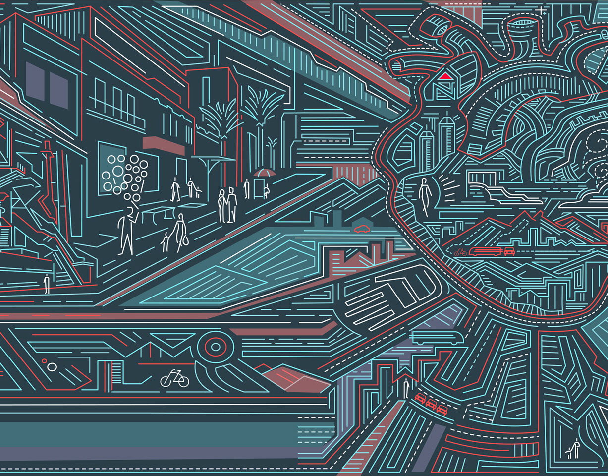 Bernardo Ramonfaur / Portfolio - MÁRTIR Y ROSAS / Illustration