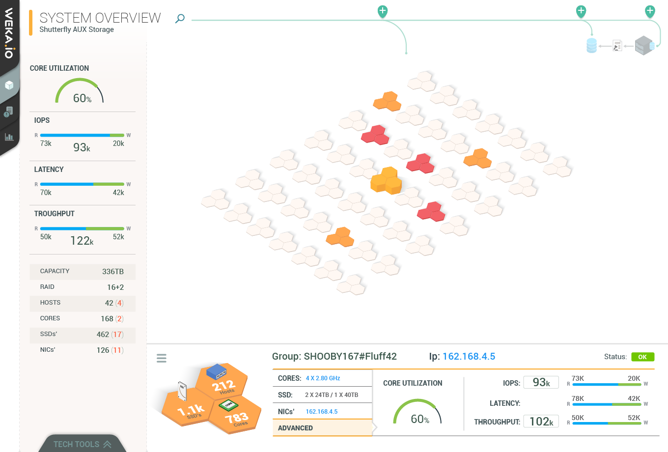 Alpivan - Weka.io Cloud storage UI UX design, Web App _2016