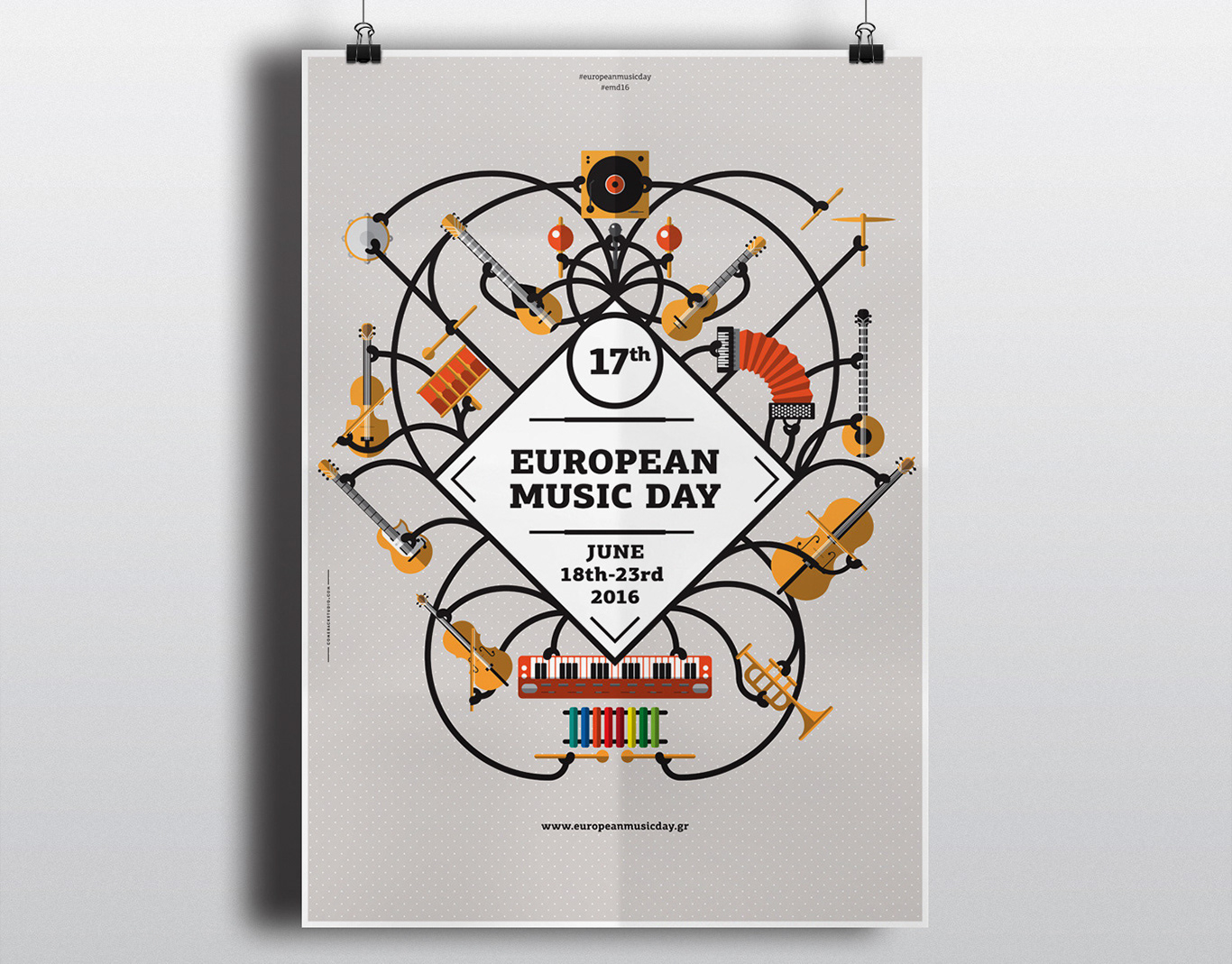 Dimitris Kanellopoulos, Graphic Design - European Music Day 2020