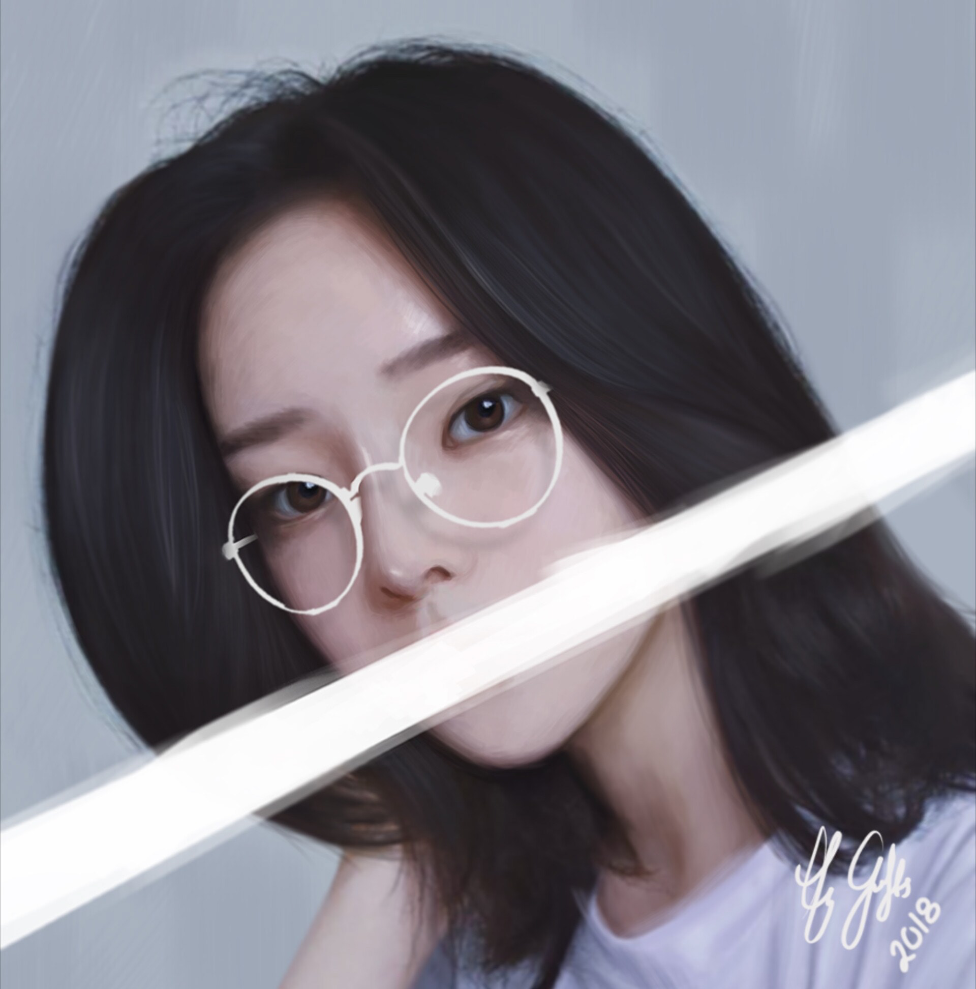 Timmy Griffiths - Reference drawing of a girl