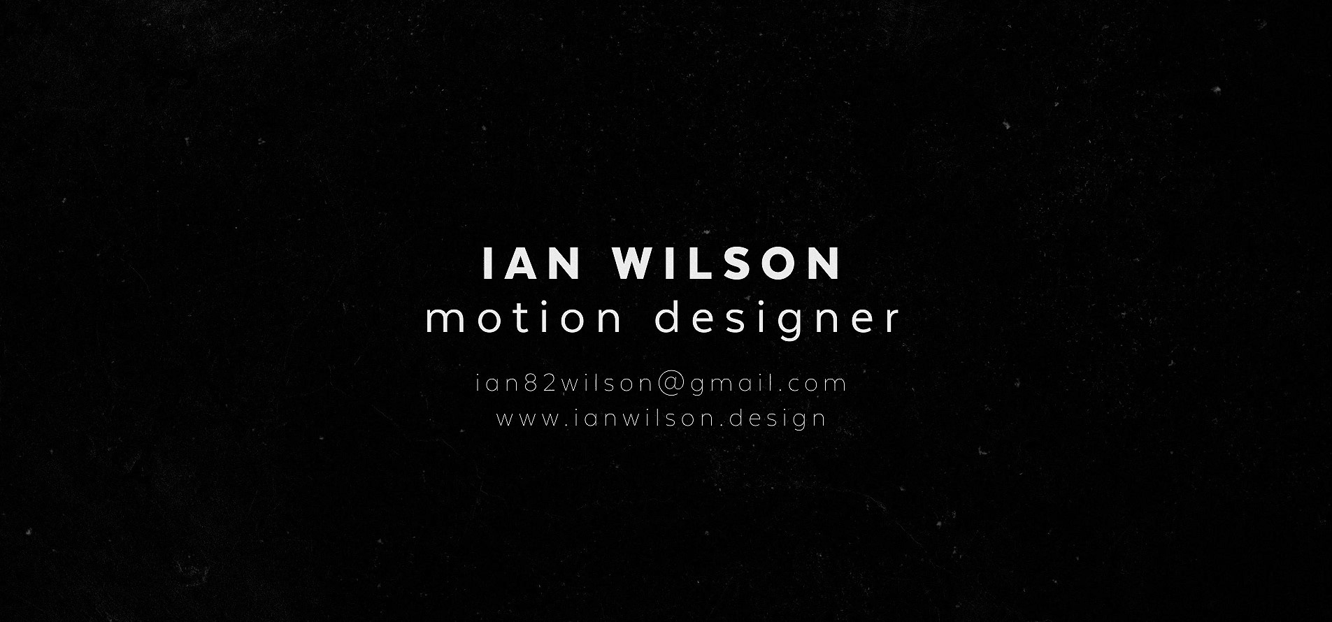 Ian Wilson - Create Rebrand