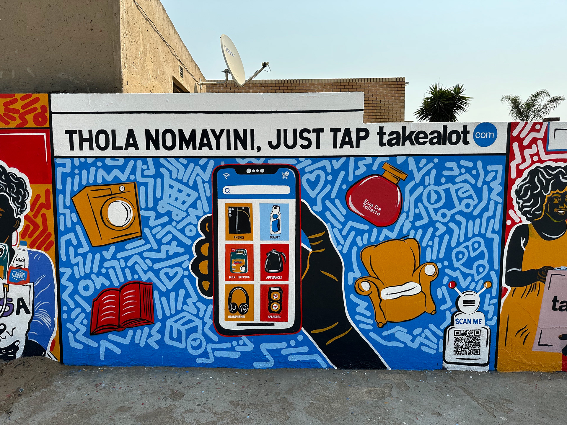 Tshepo Masilo - Takealot Just Tap Wifi Wall Murals