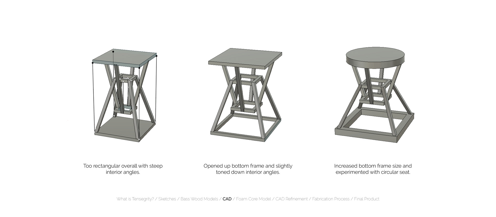 Ian Wolfe - Tensegrity Stool