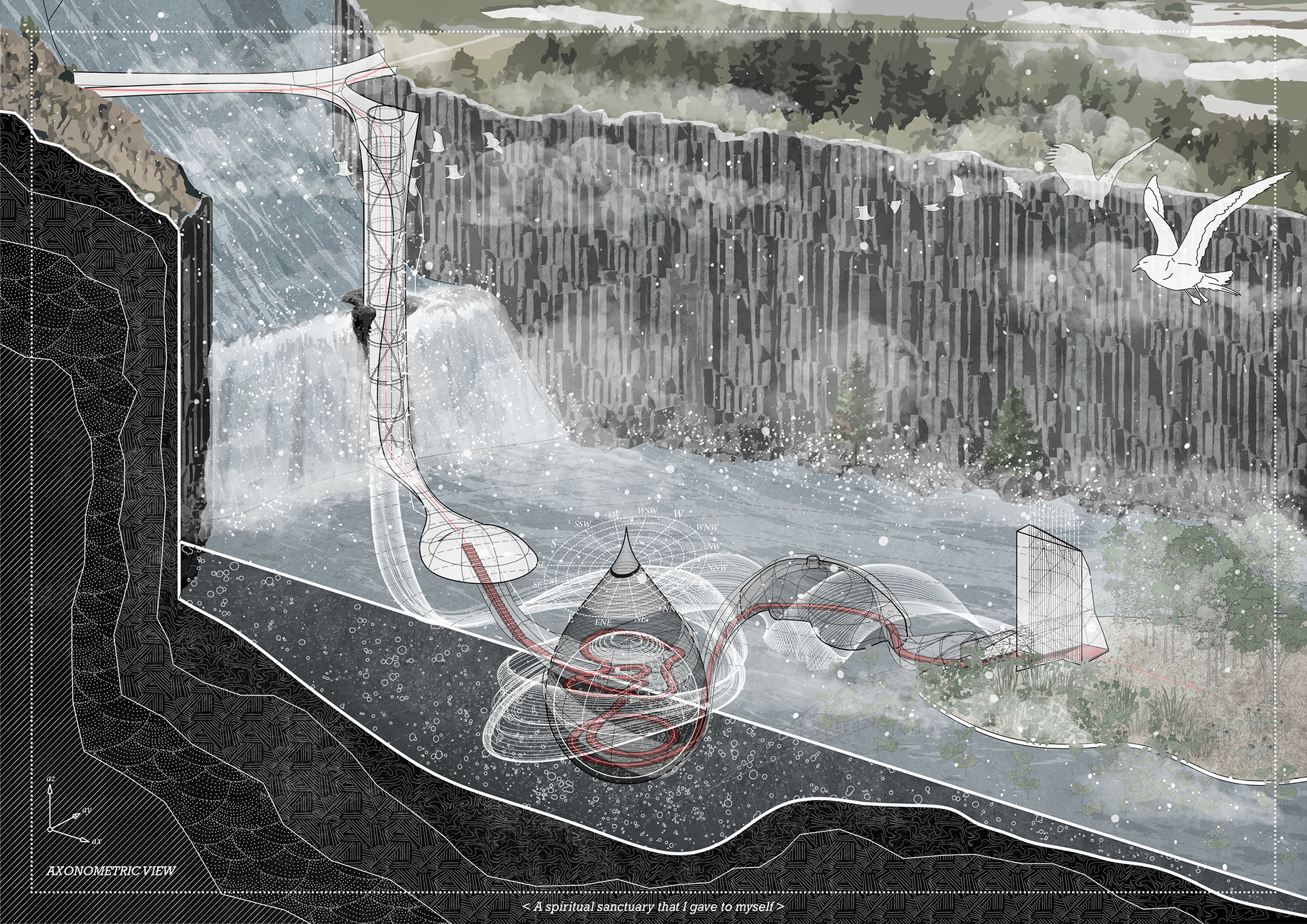 Ruizhan Huang - Inside the Cable Temple