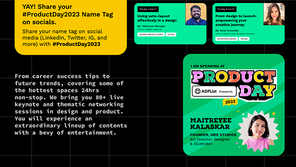 Maitreyee Kalaskar - ADPList Product Day | Visual Identity