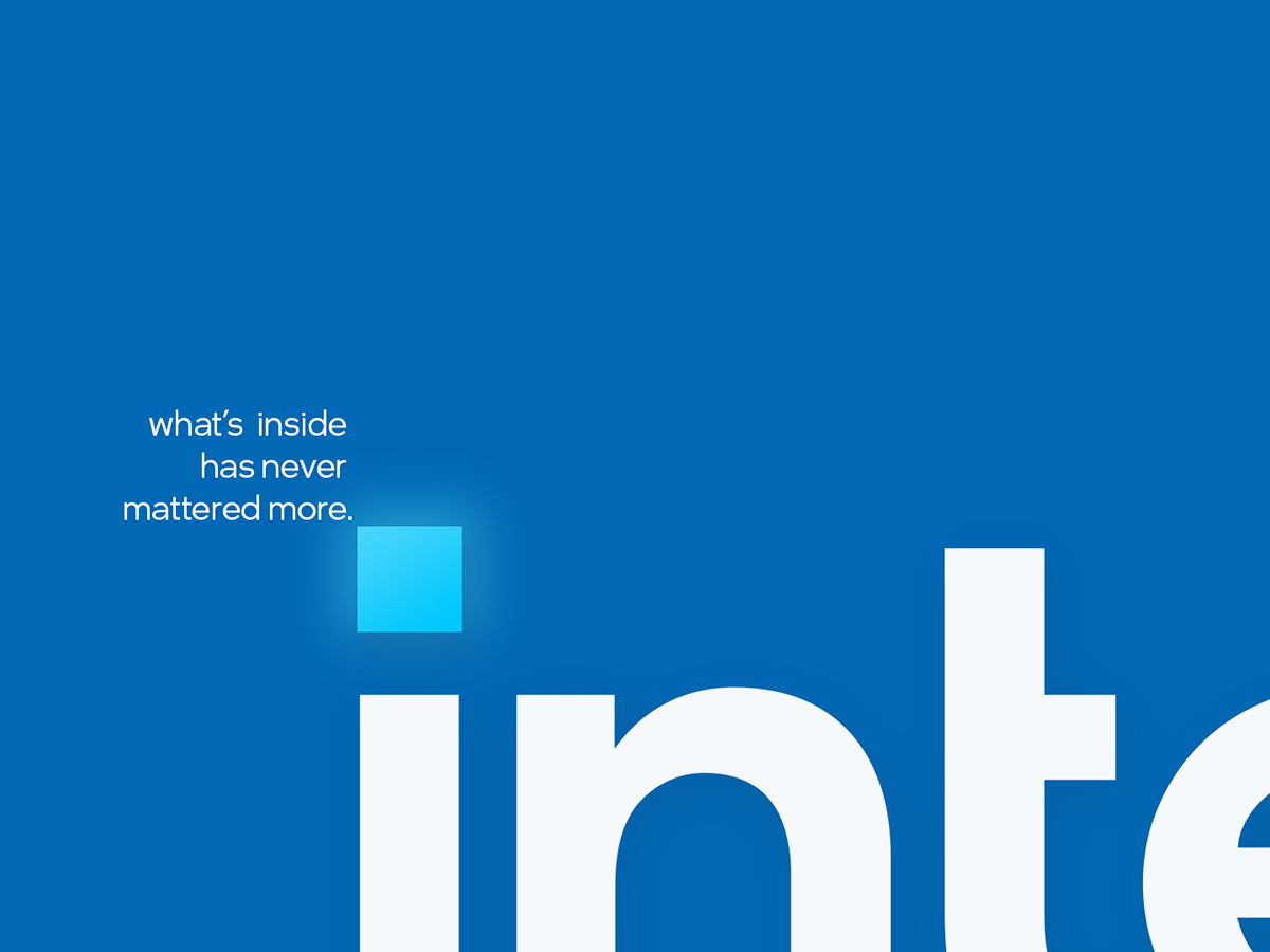 Andrew Mirakian Branding and Design - Intel Rebrand