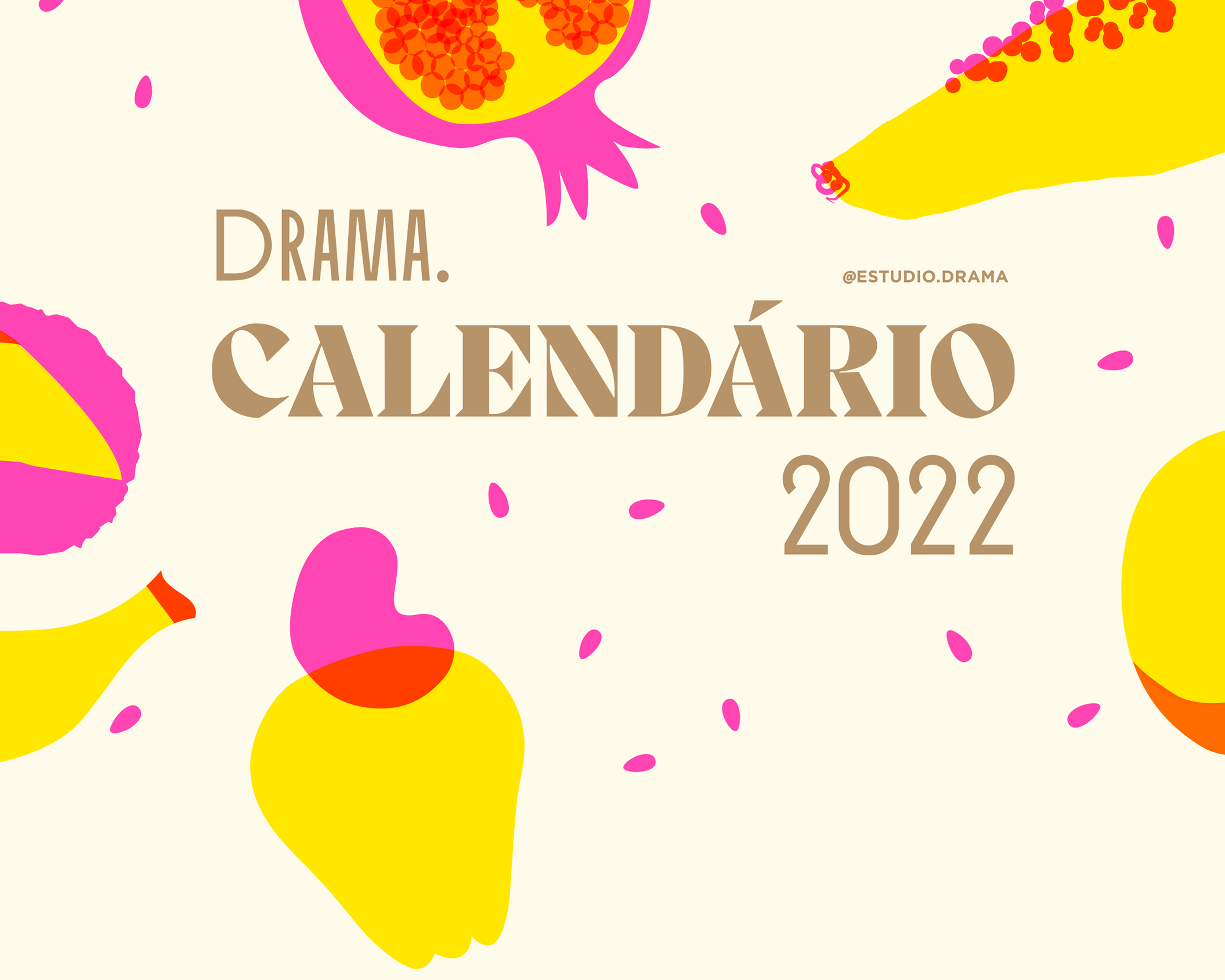 Brenna Oriá Calendário Lunar 2022 Estúdio Drama