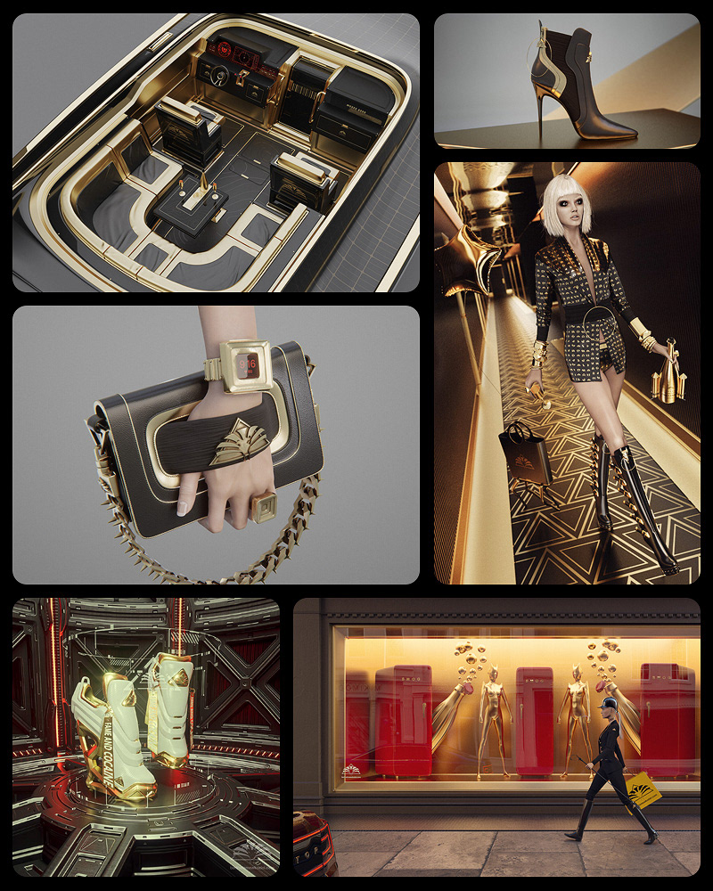 3D Luxury Designs: Real-Time Rendering, Characters, Fashion, Props, and ...
