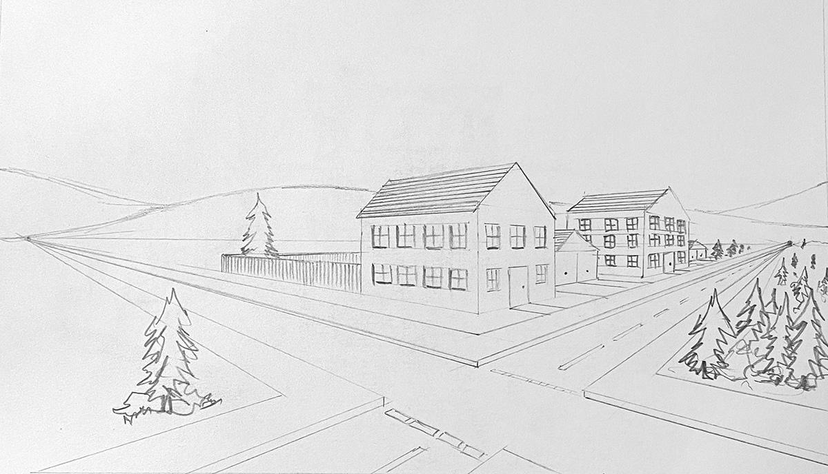 Kingsley Art - Two-Point Perspective
