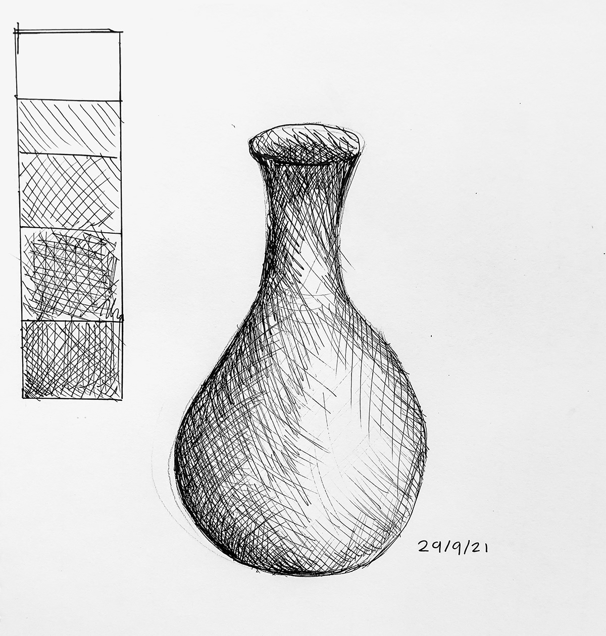 Kingsley Art - Cross-Hatching Exercise