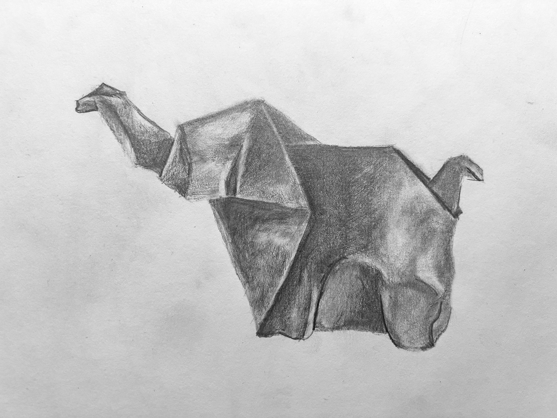 Kingsley Art - Origami Tonal Drawing