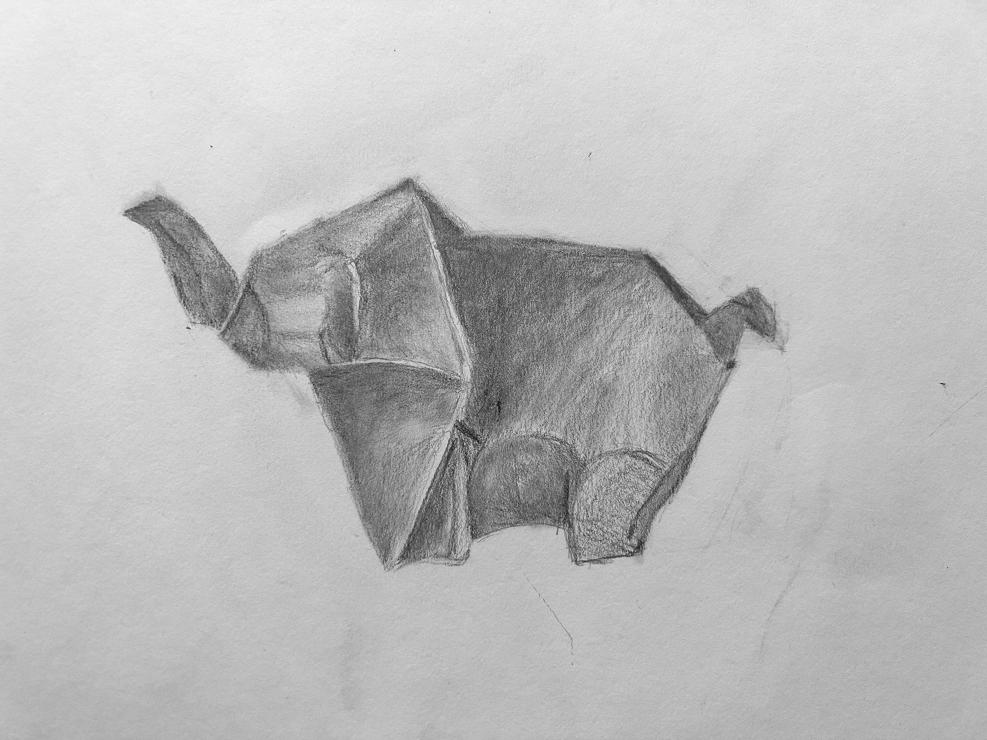 Kingsley Art - Origami Tonal Drawing