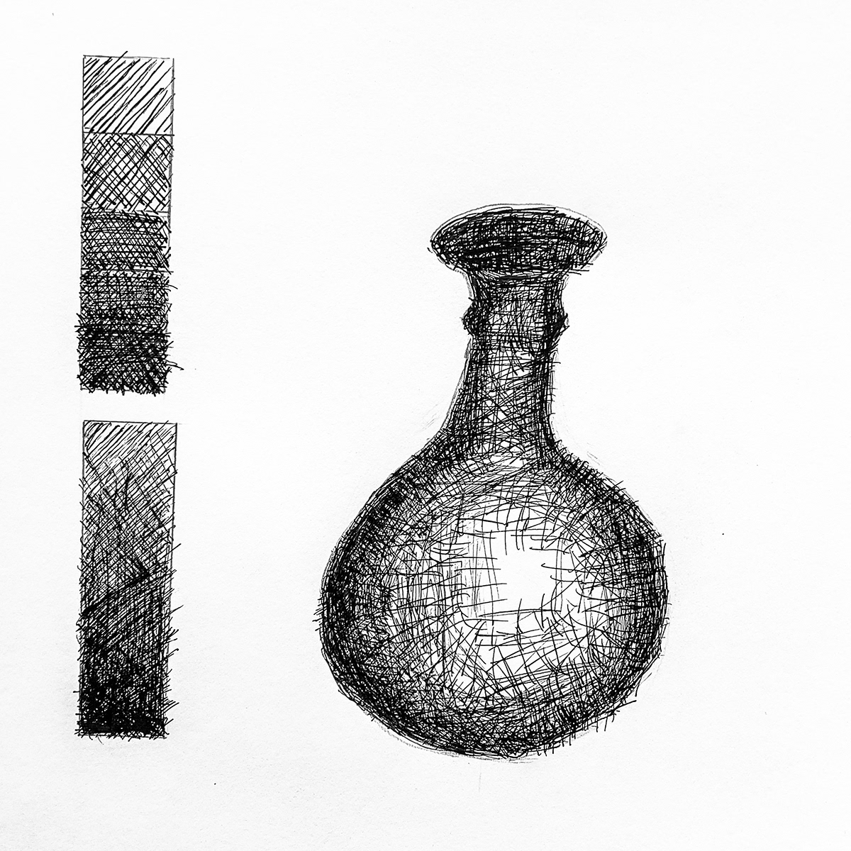 Kingsley Art - Cross-Hatching Exercise