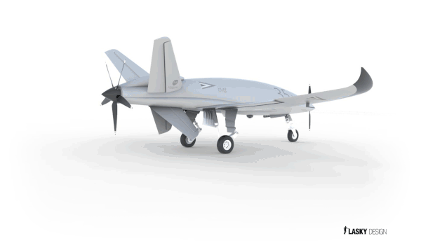 Industrial design services by Laszlo Nemeth LASKY - X TAIL | AIRCRAFT