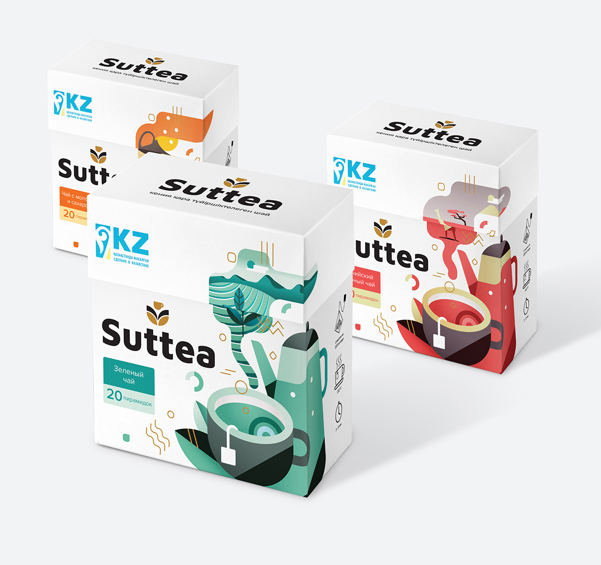 Saule Beksultanova - Suttea. Packaging design