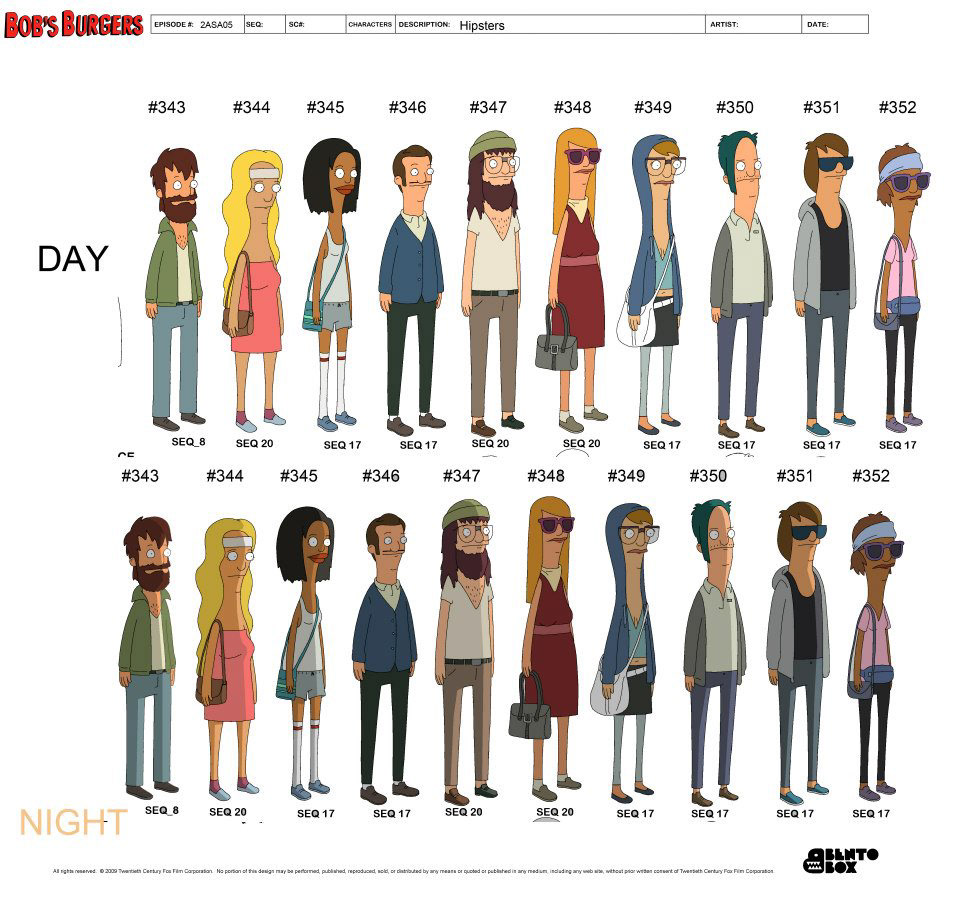 Dvoart Bobs Burgers Design