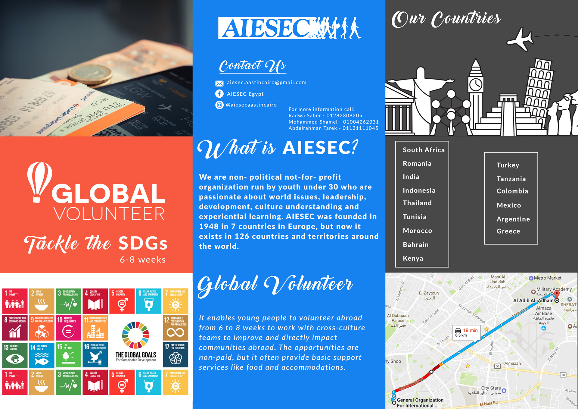 Amr Serag - AIESEC AAST Flyer