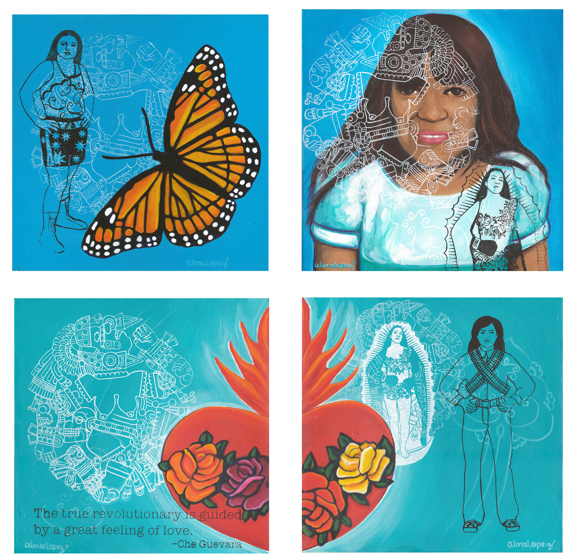 Alma Lopez - Paintings