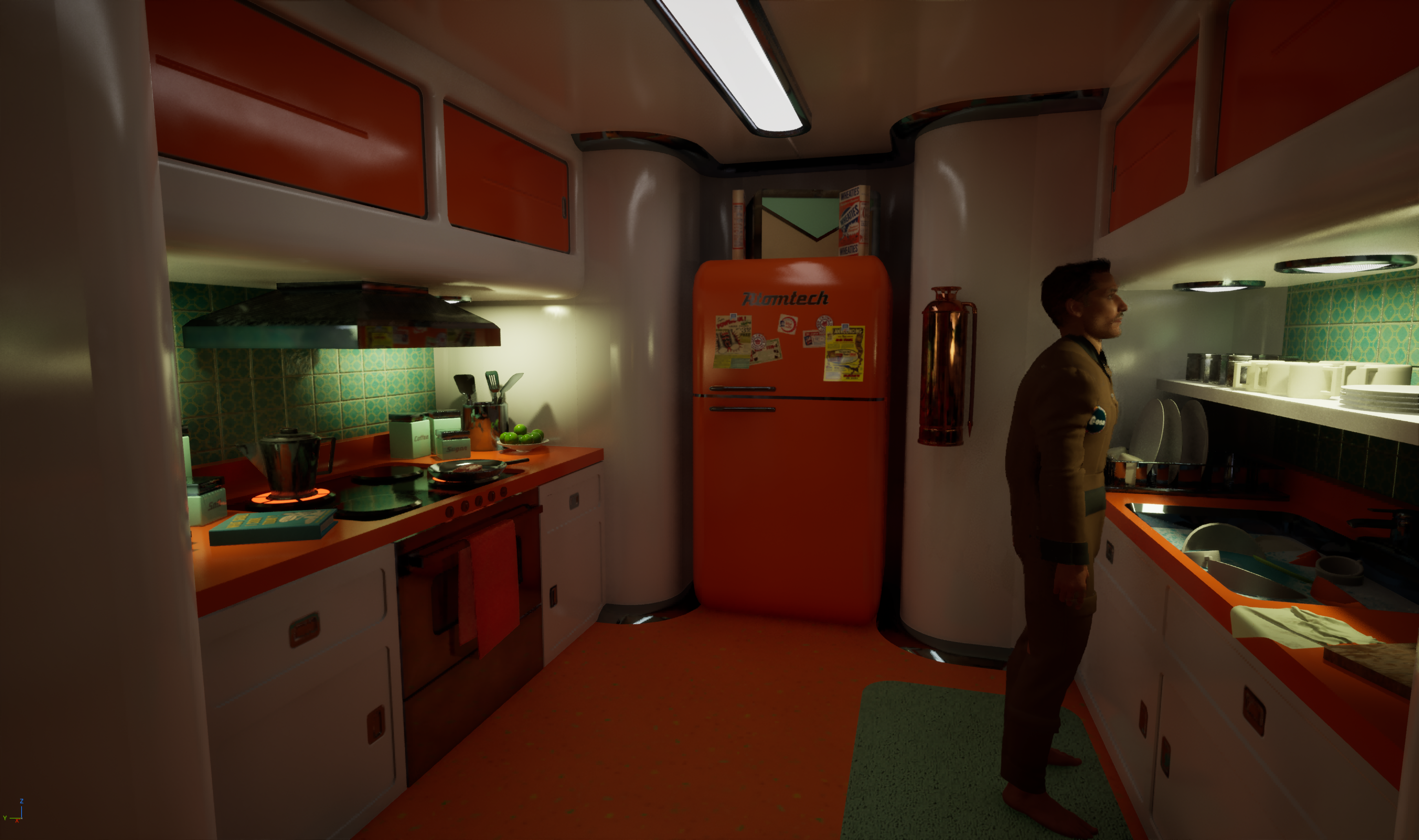 andrew sullivan Portfolio - Animated Zombie game ui/ux menu concept