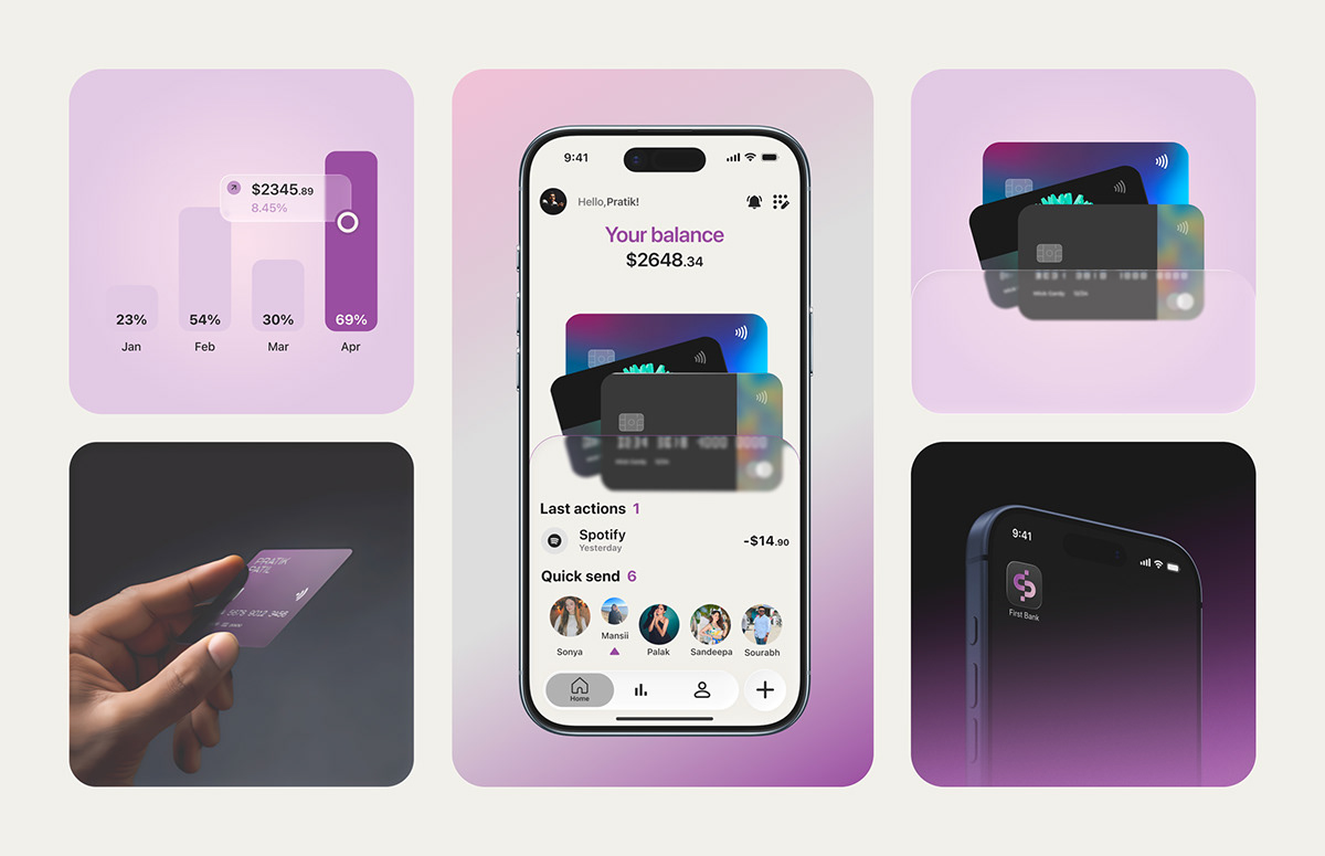 Bionic Ux - Design process never ends - Banking Mobile App | eBanking