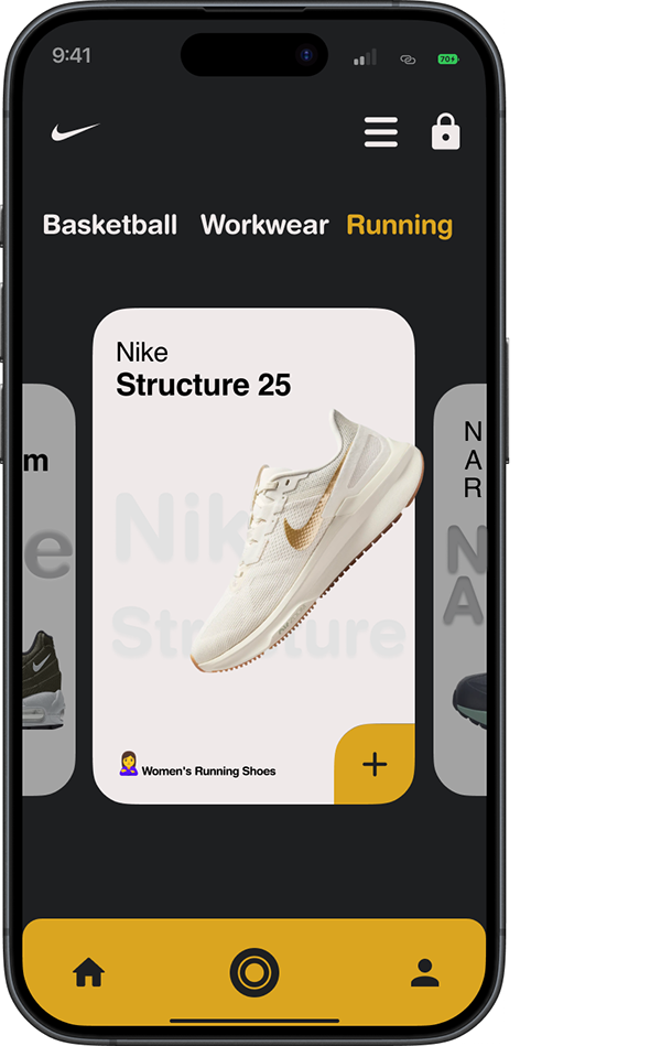 Bionic Ux - Design process never ends - Nike Shoes Mobile App Ui Design