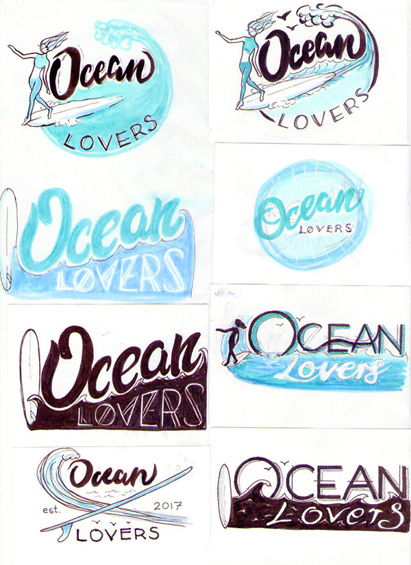 Tiki's Design and Illustration Portfolio - Oceanlovers