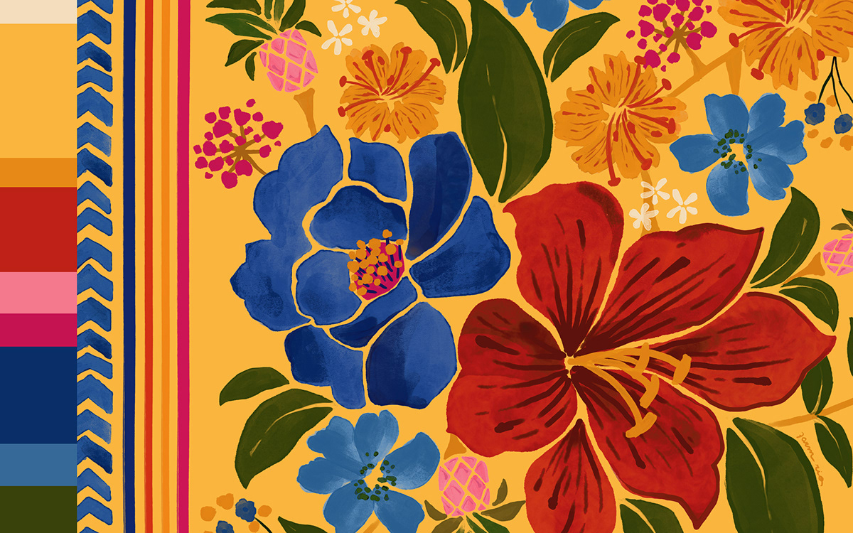 Betina Grosser | Fashion Designer and Creative - Yellow Floral Yard ...