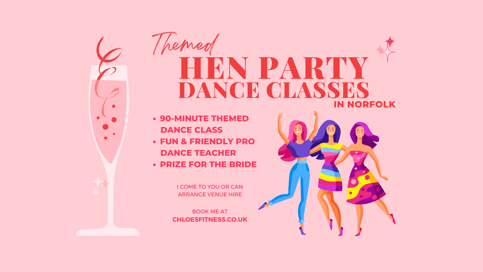Chloe's Dance Fitness Norwich - Themed Hen Parties