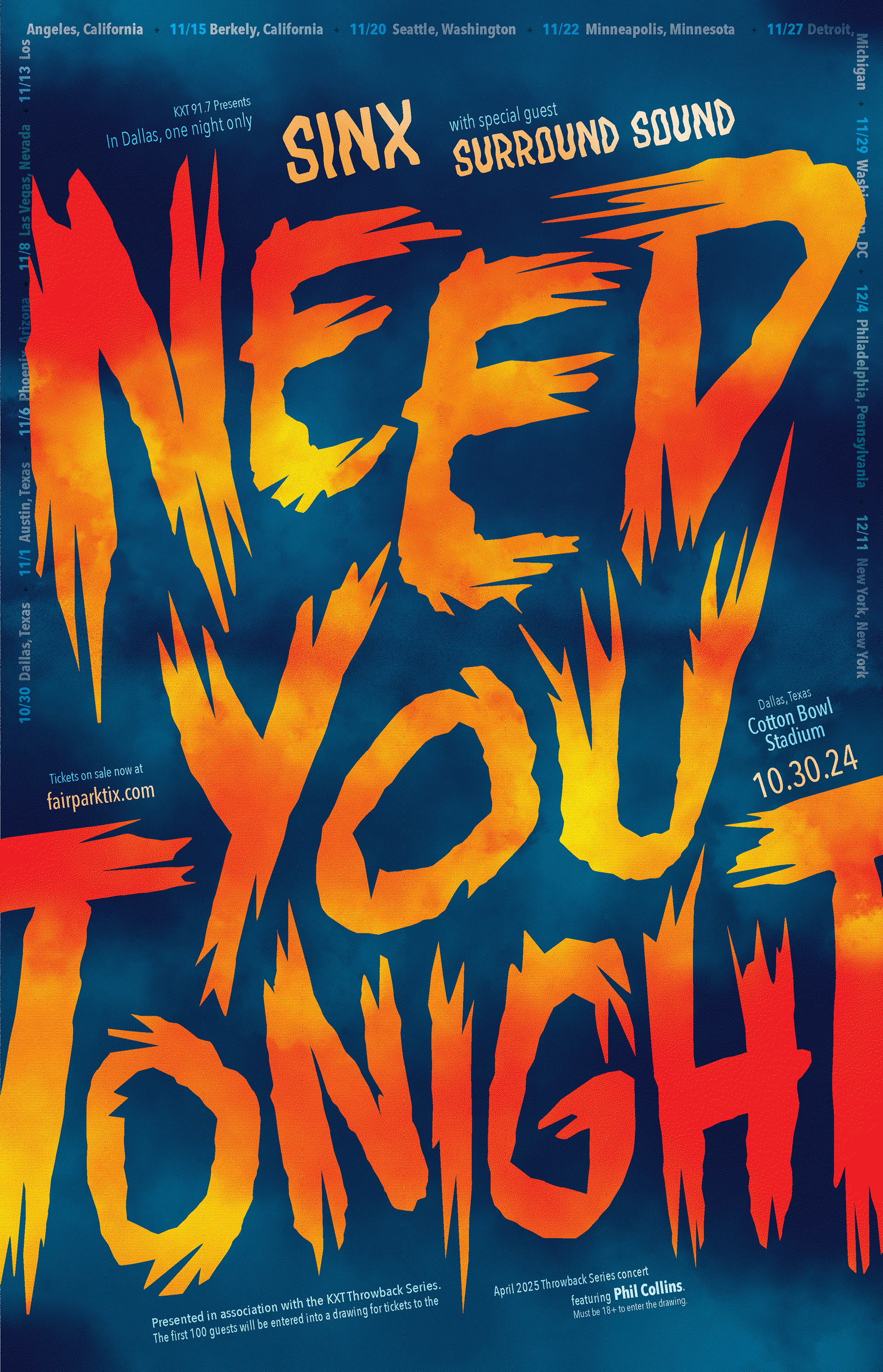 Ashley Egger - Concert Poster