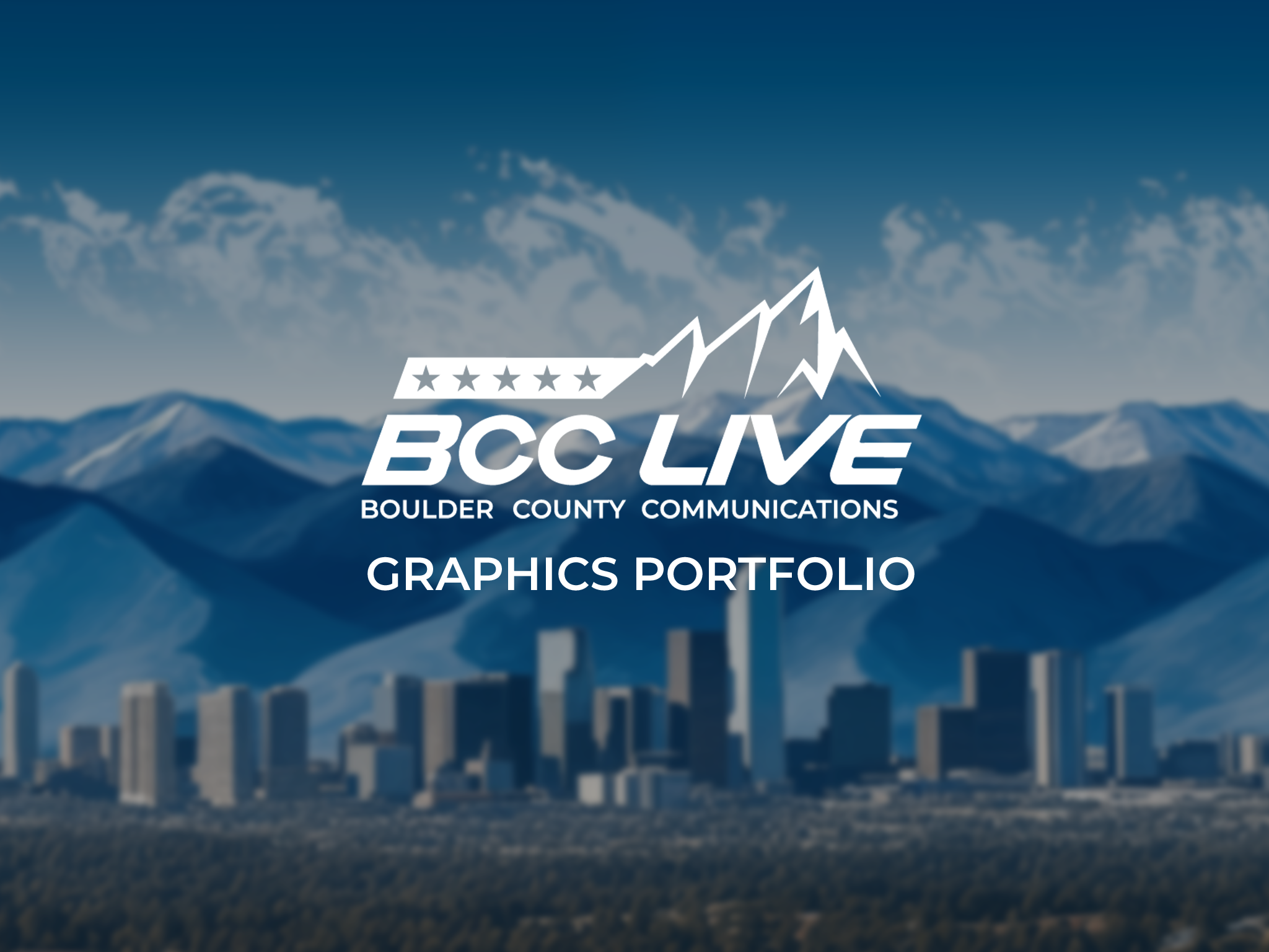 Graphics Portfolio | BCC Live Productions