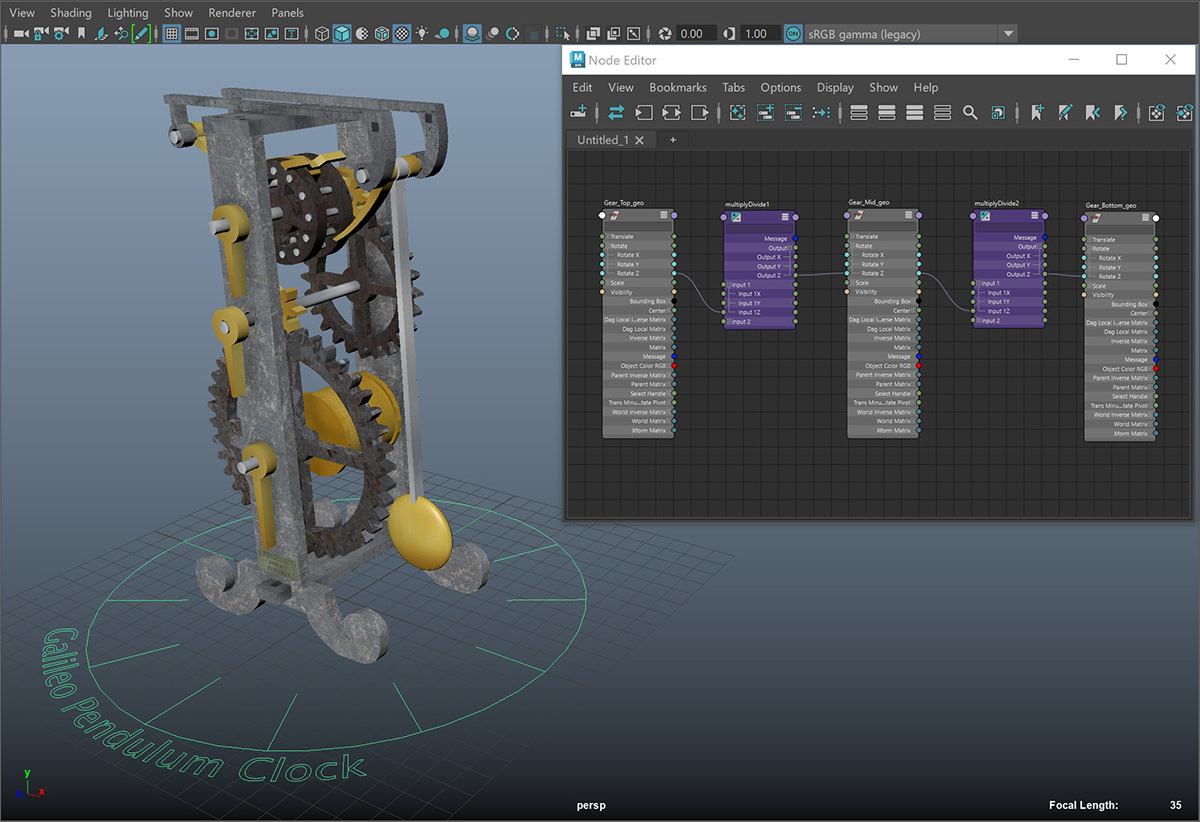 Cody Johnson - Galileo Pendulum Clock Rig (2023)