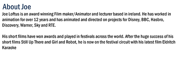 Joe Loftus - ABOUT ME