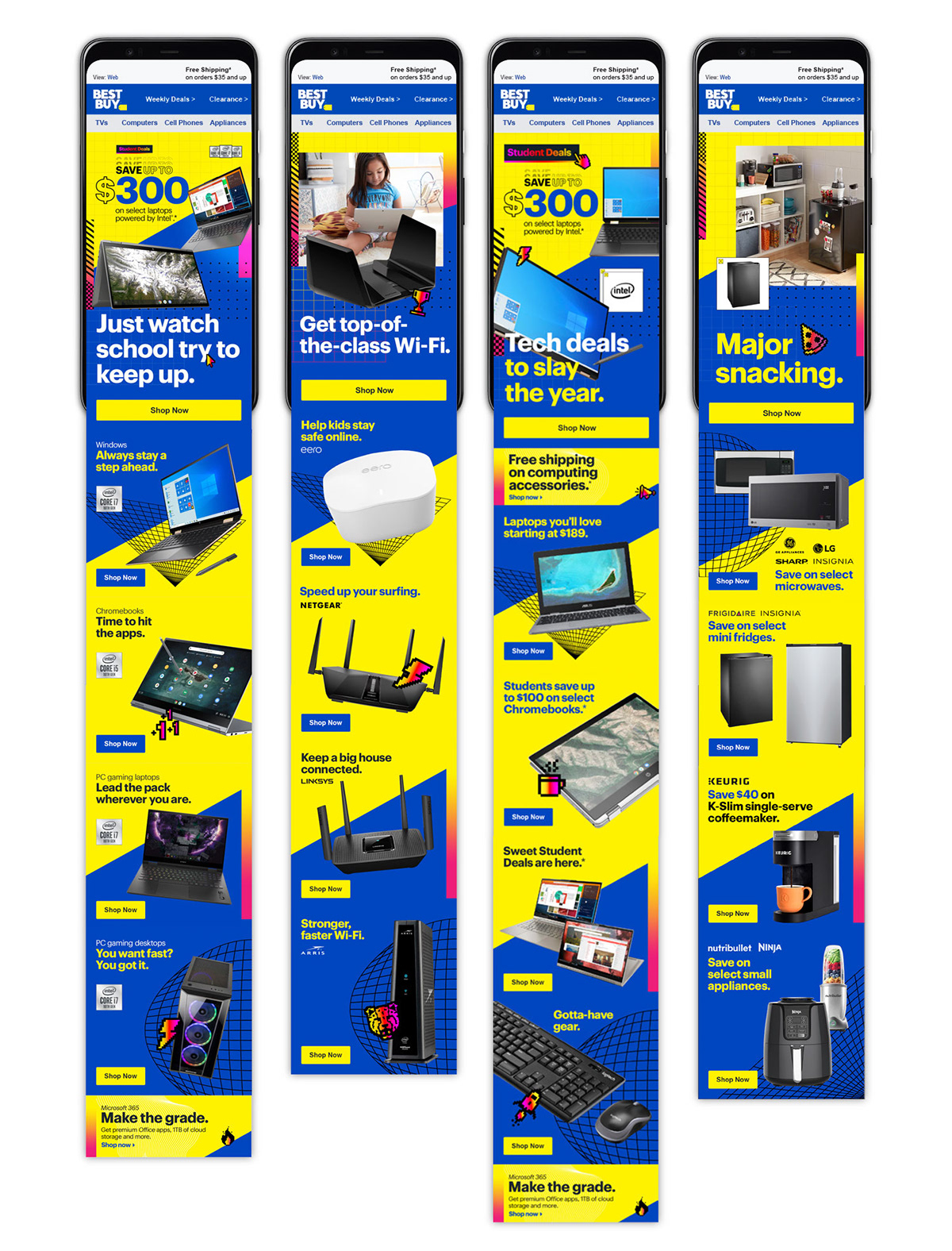 Rob Weaver's Design Portfolio - Best Buy Emails
