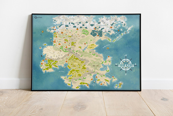 qpiii porfolio - Fighting Fantasy maps