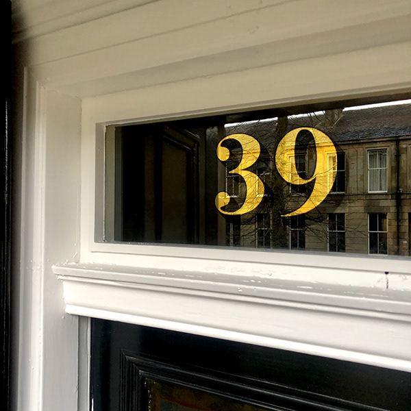 Rachel E Millar - Gilded House Numerals