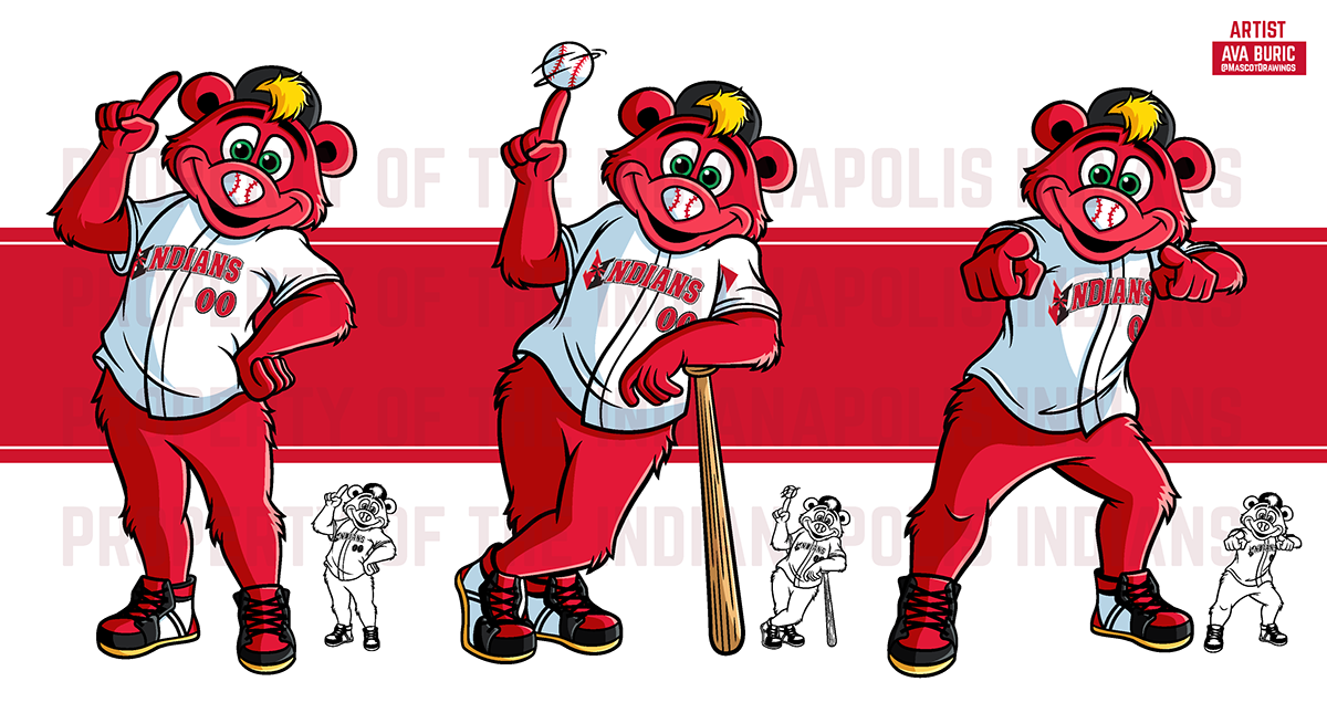 Ava Buric - Graphic Designer and Illustrator - Rowdie Mascot Redesign