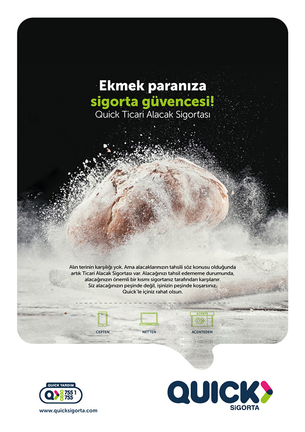 Suat Gürsözlü - Quick Sigorta - Insurance ads 2017 - 2021