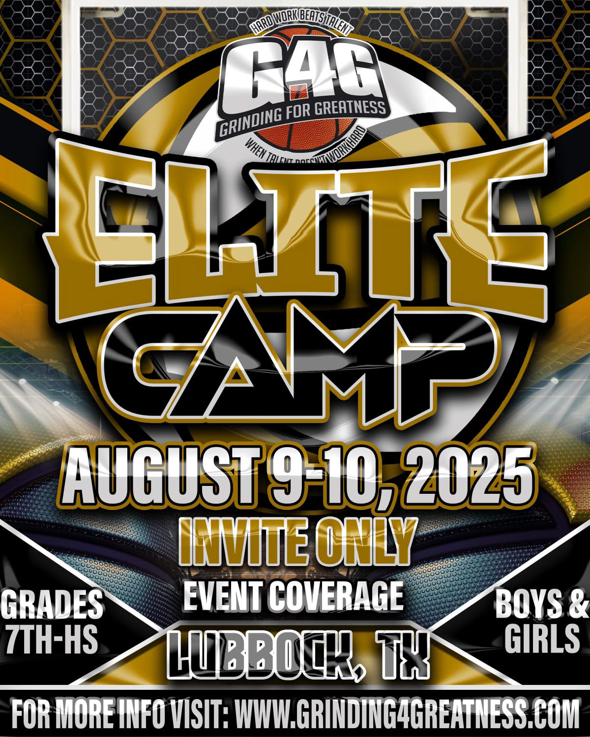 Grinding 4 Greatness - Upcoming events