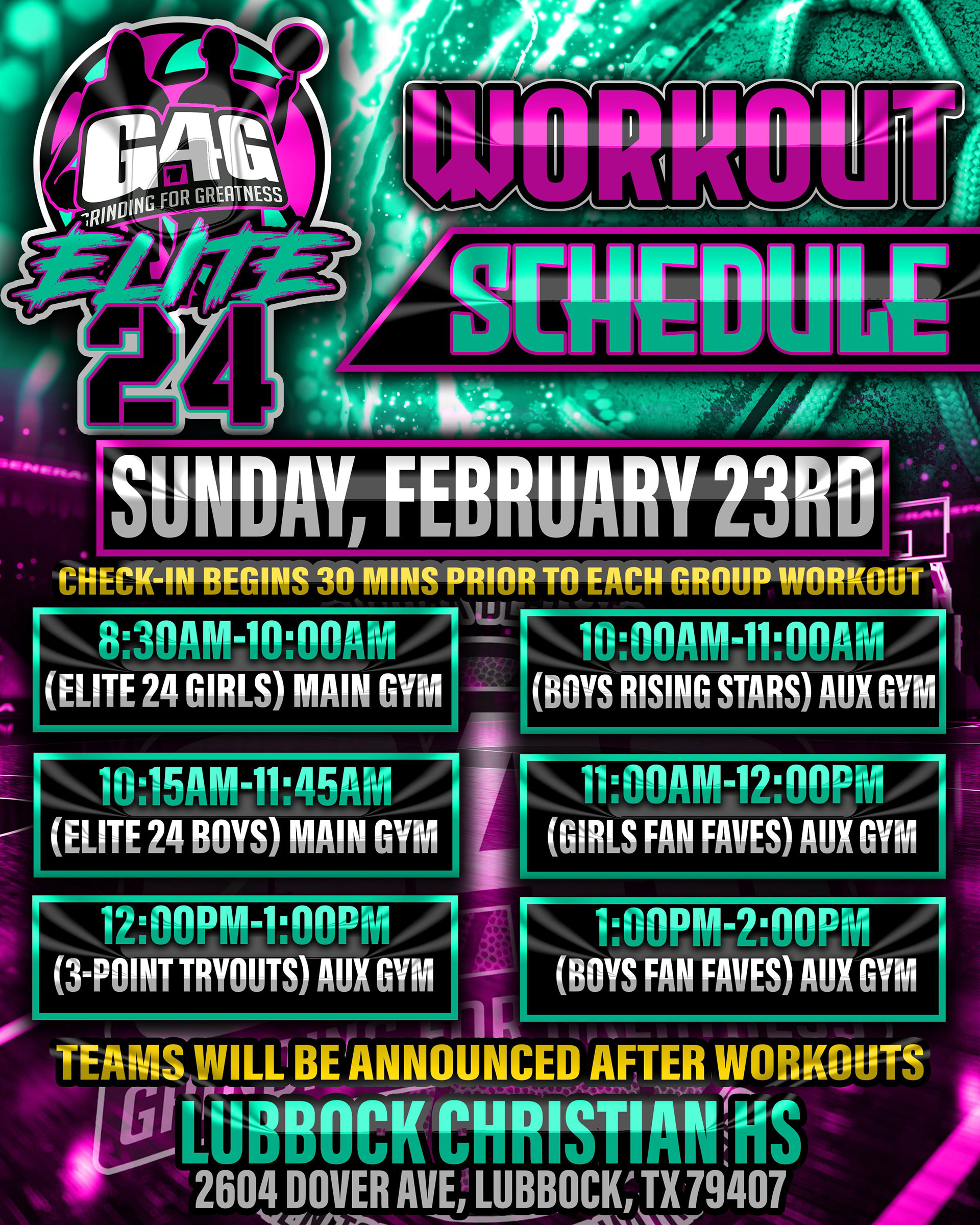 Grinding 4 Greatness - Upcoming events
