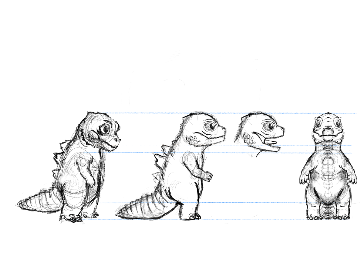 Shane Dioneda - Godzilla Gecko - Creature Design