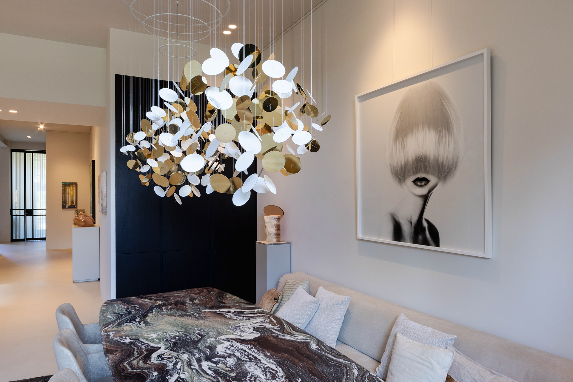 Freerk Wilbers - Dappled Sphere (Brass/White)