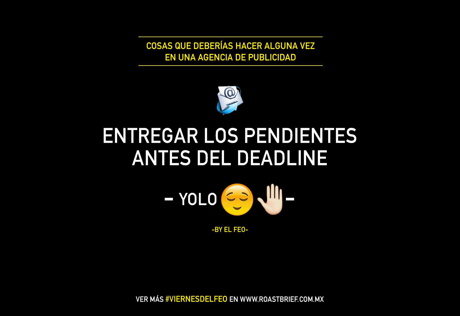 El Feo Revollo - Cosas que debes hacer en agencia publicidad