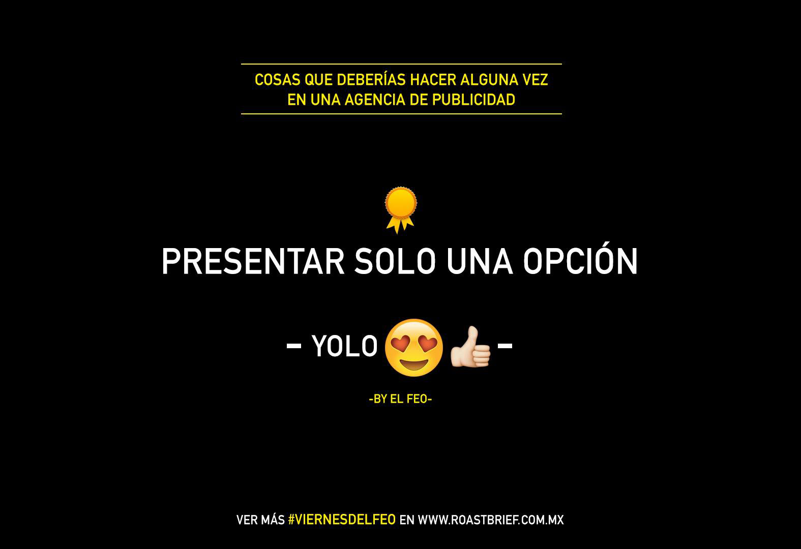 El Feo Revollo - Cosas que debes hacer en agencia publicidad