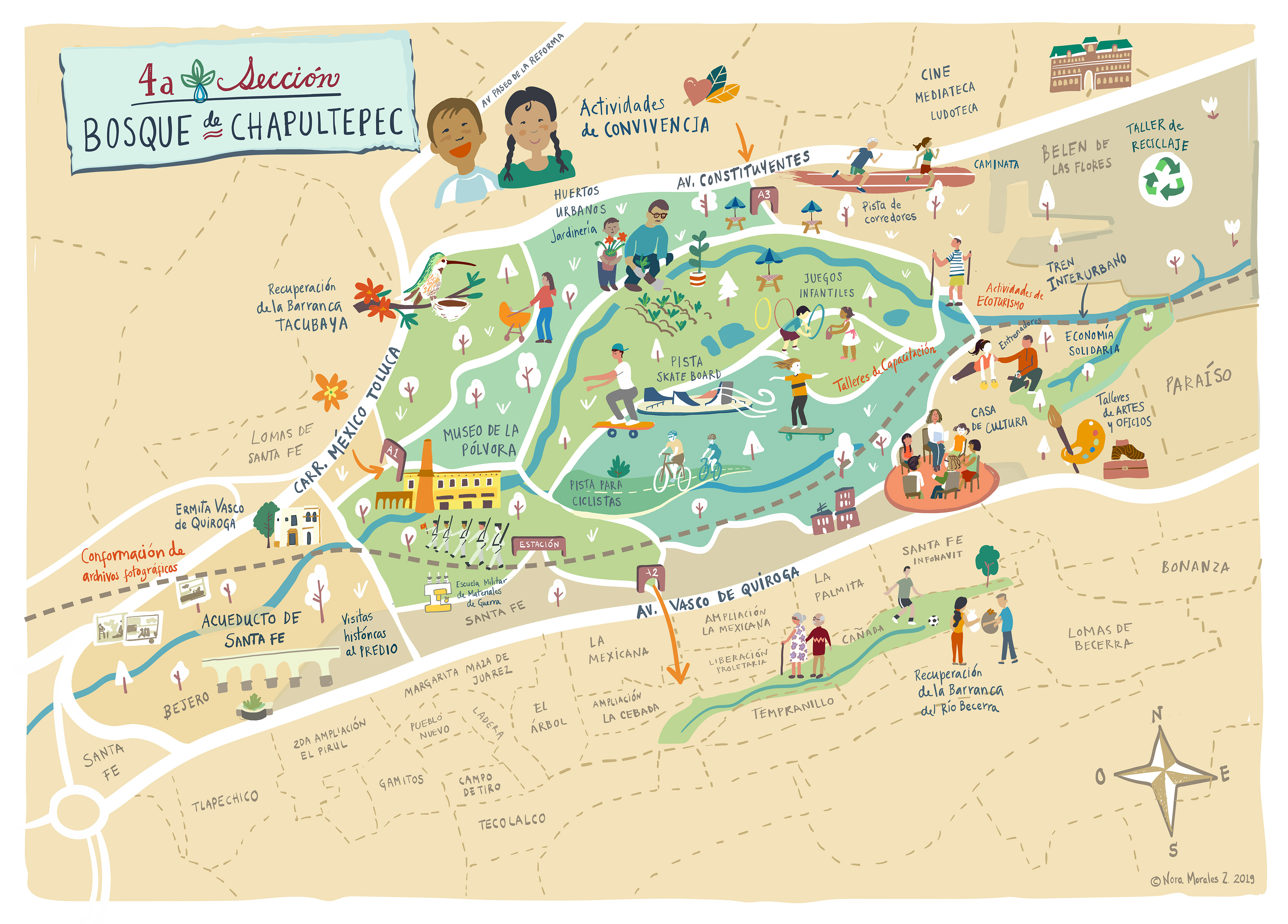 Nora Morales - 4a Sección del Bosque de Chapultepec