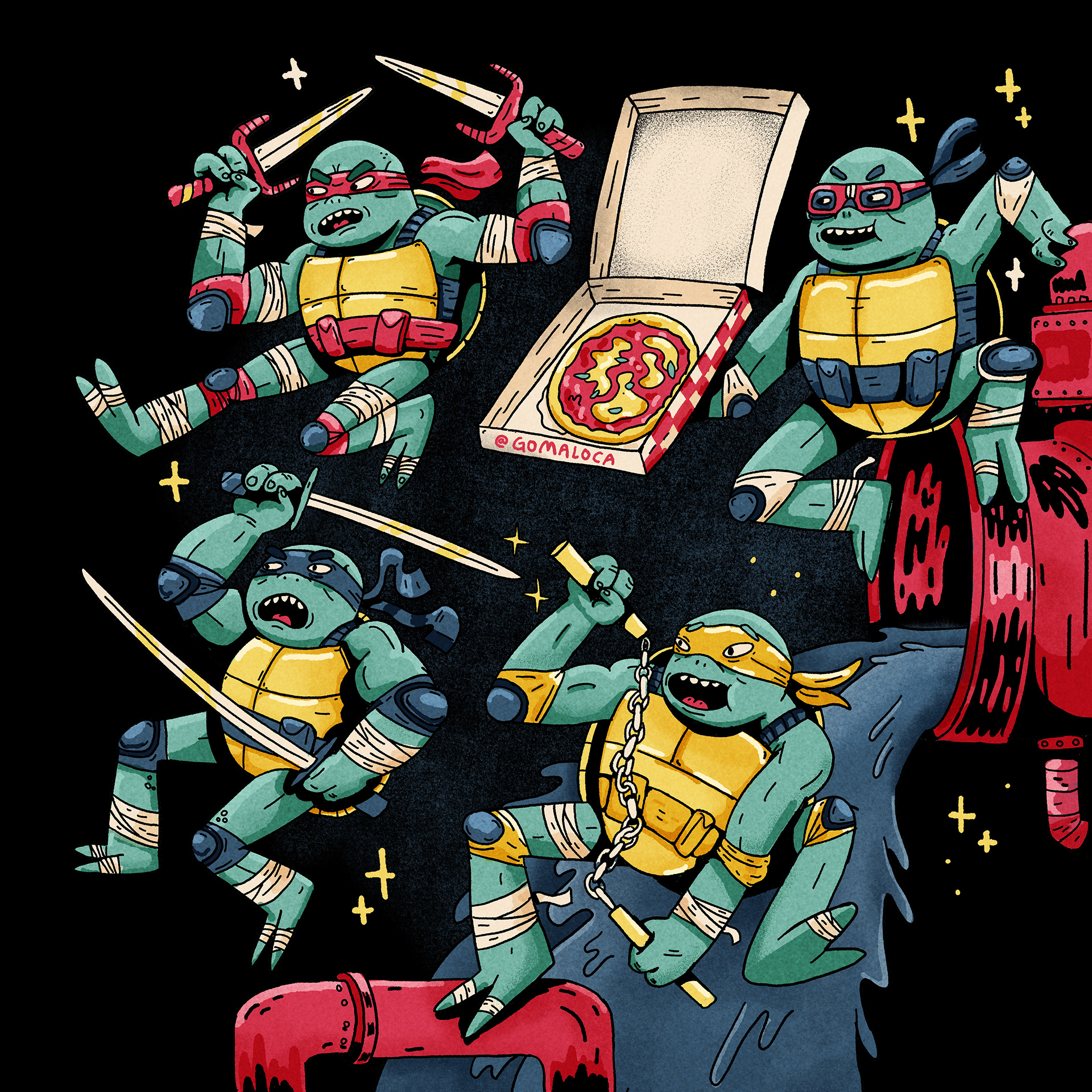 Daniel Gomez - Gomaloca - Teenage Mutant Ninja Turtles NFT