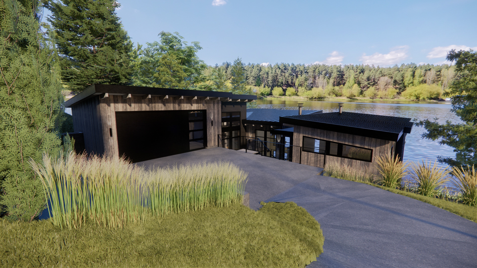 DZIGN GROUP ARCHITECTURE - HAYDEN LAKE RESIDENCE