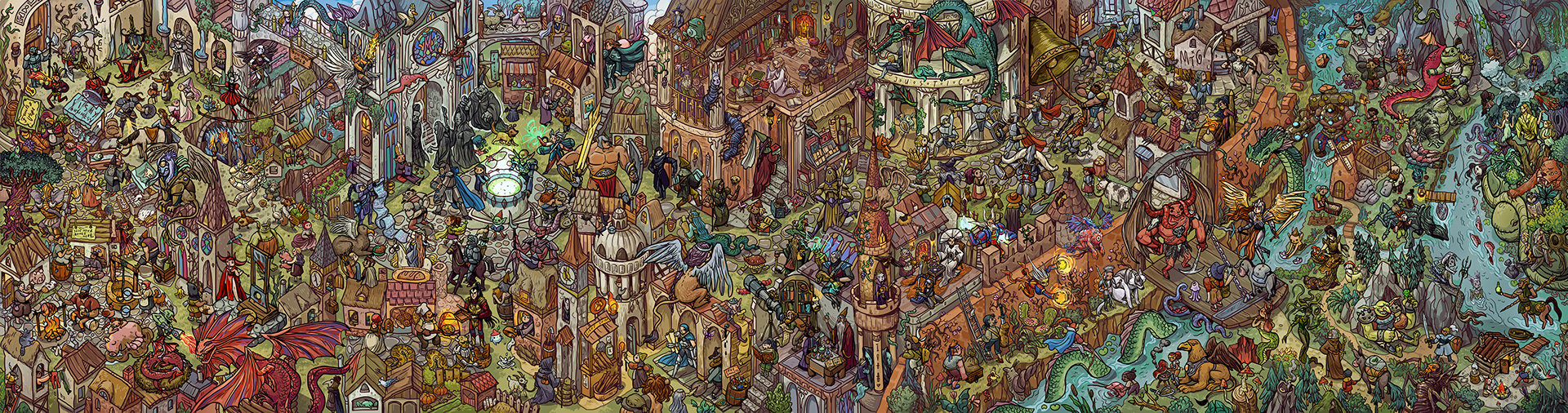 Marija Tiurina - Magic the Gathering collab: FBLTHP panorama, €90-250